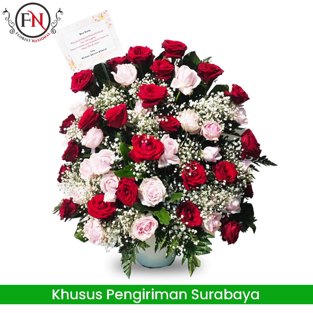 Jual Bunga Meja Surabaya FNSBYBM004 - Florist Nasional